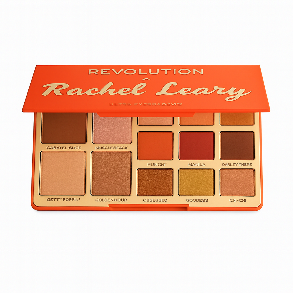 Revolution Rachel Leary Eyeshadow Palette – Warm, Pigmented & Blindable ...